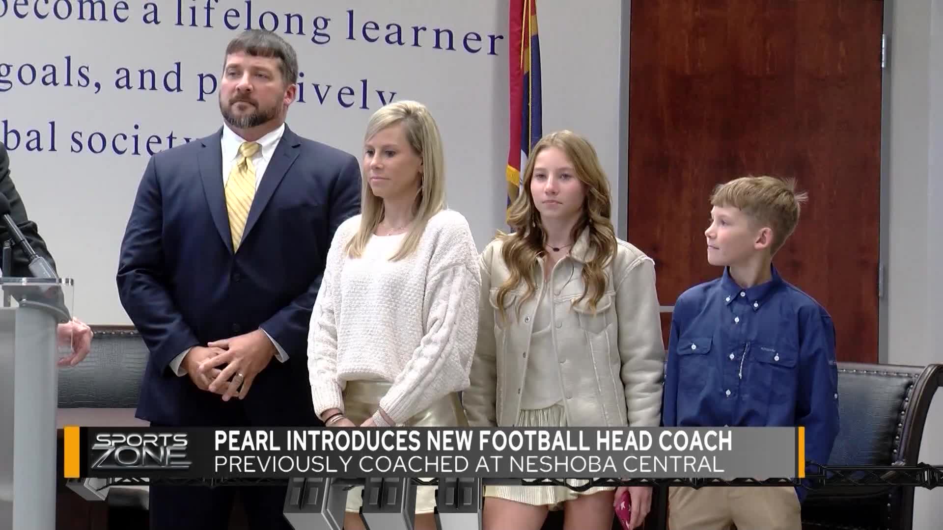 Patrick Schoolar Introduced as Pearl Football Head Coach – WJTV