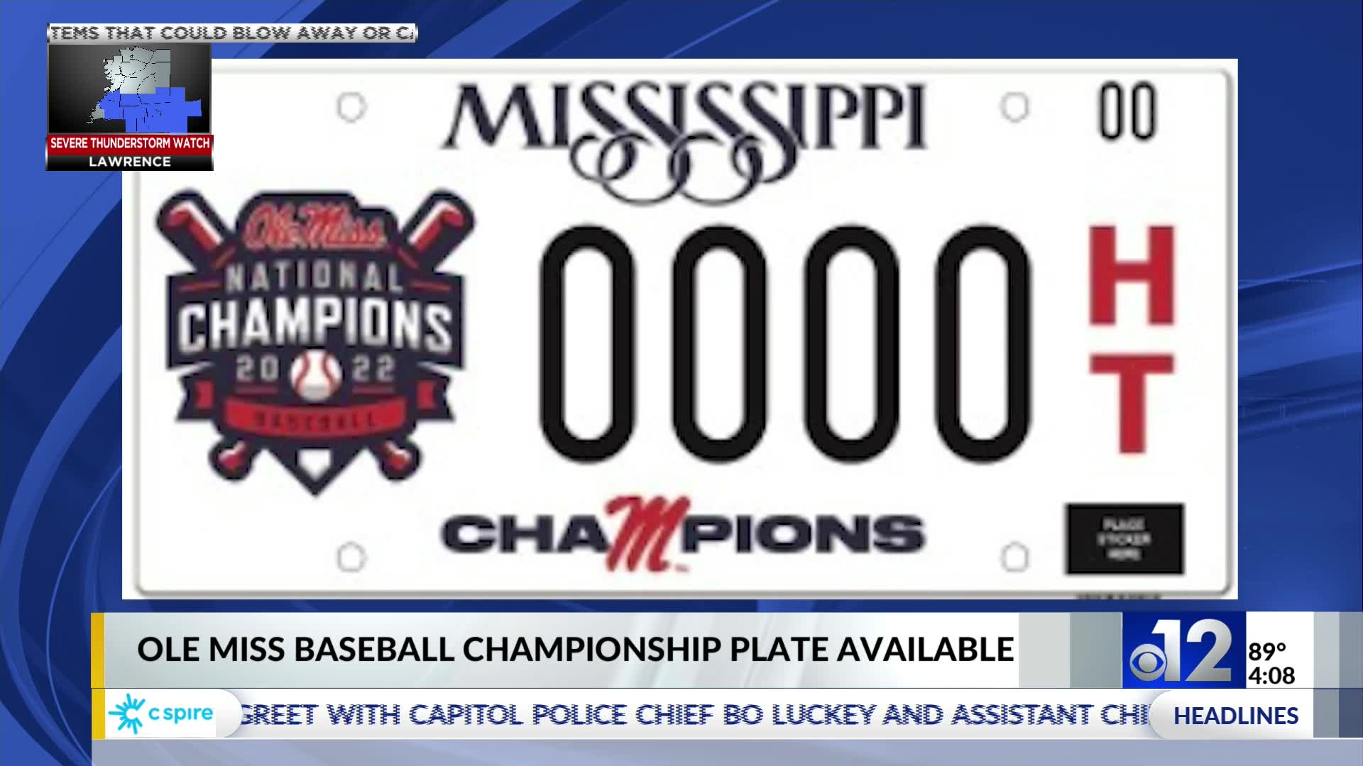 Looking for a new license plate? Ole Miss baseball championship plate ...