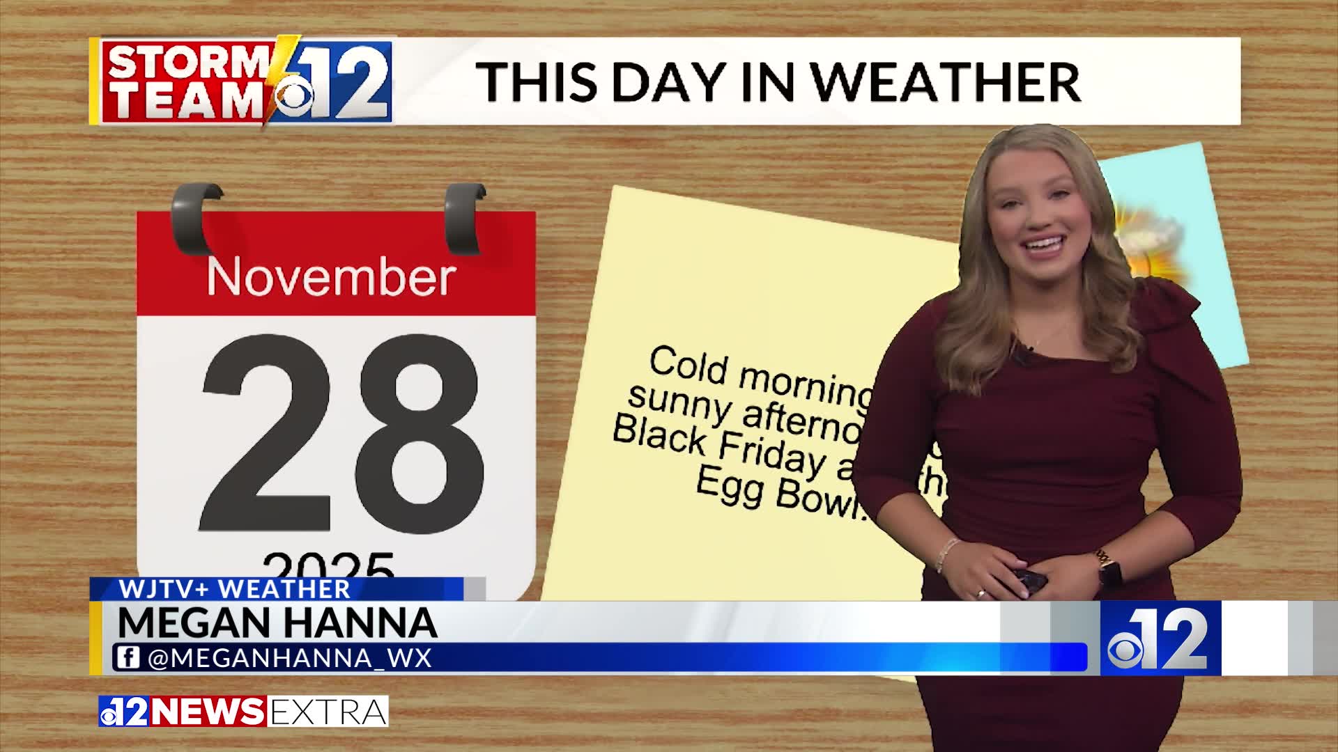 12 News Extra: This Day in Weather Morning: 11-28-25 – WJTV