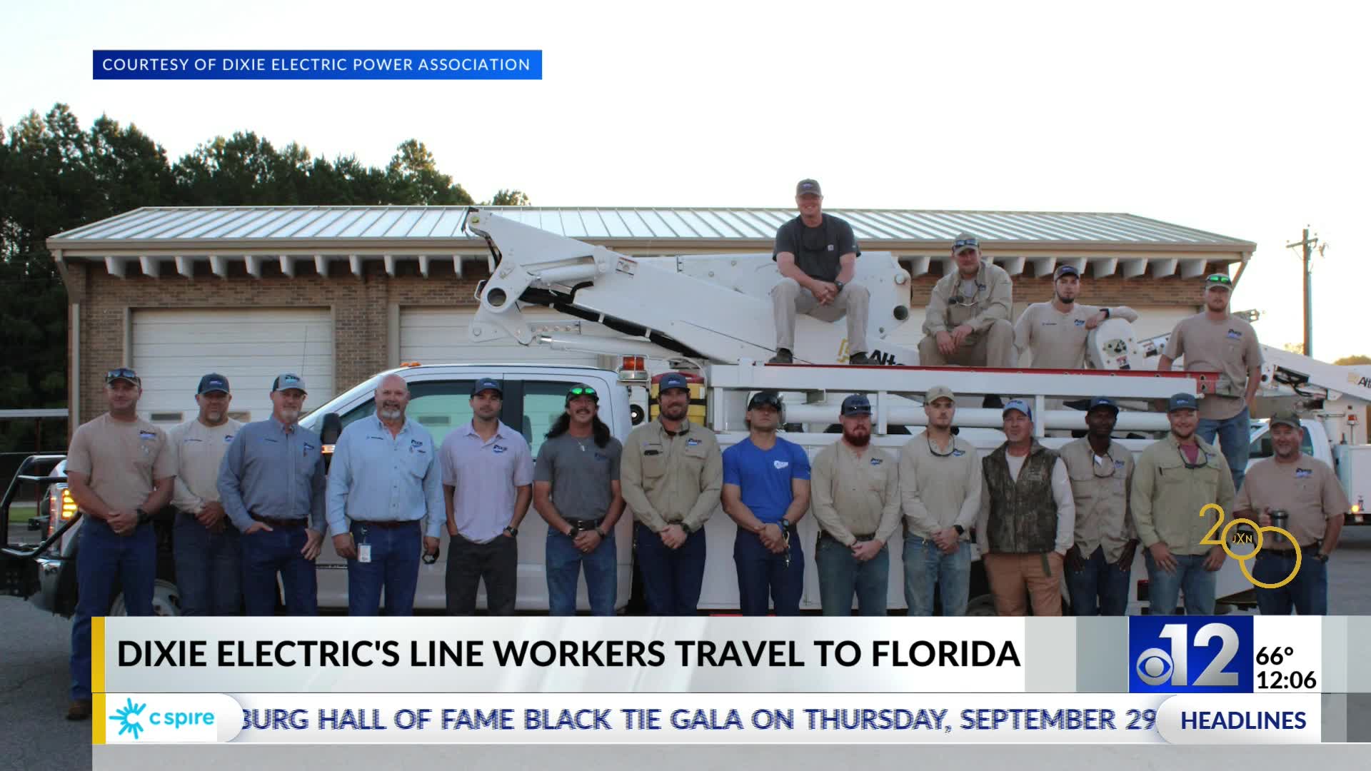 PHOTOS: Dixie Electric line workers head to Florida – WJTV