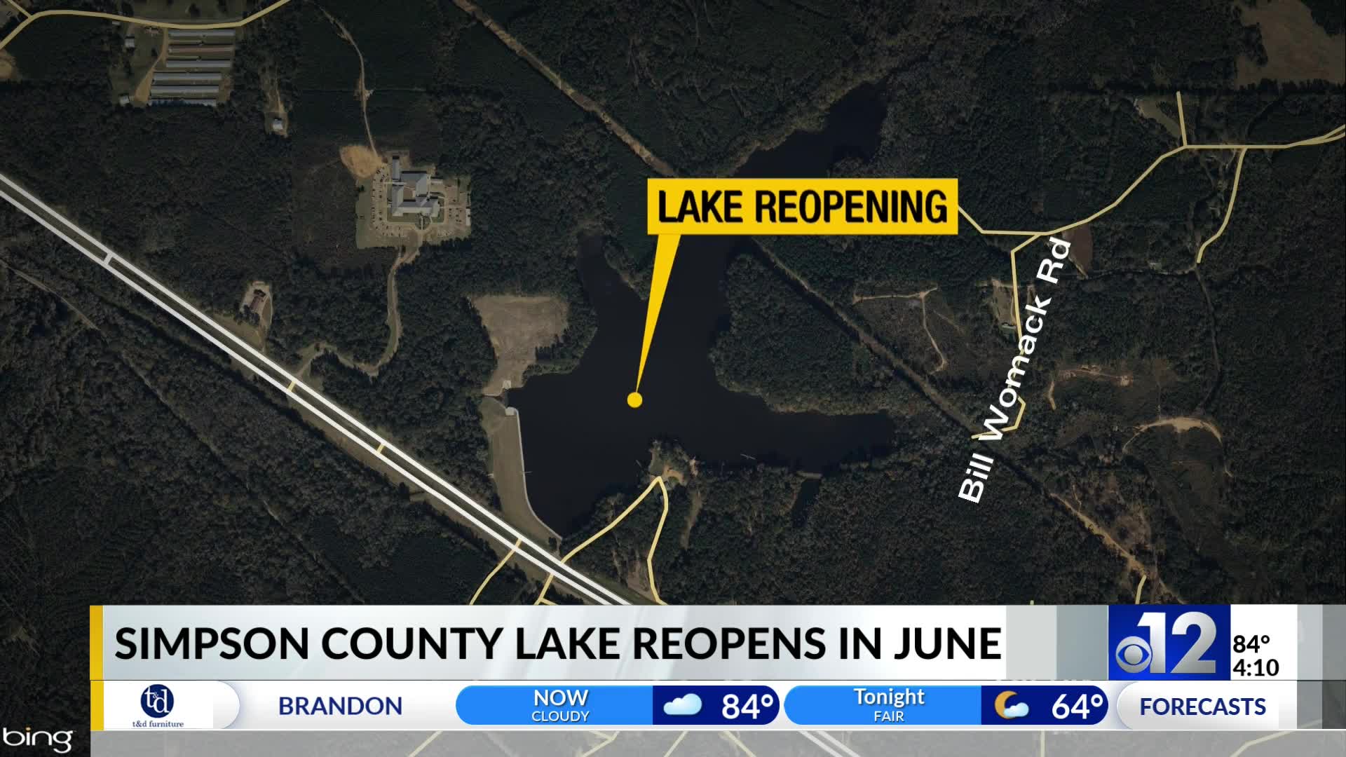 Simpson County Lake reopens in June – WJTV