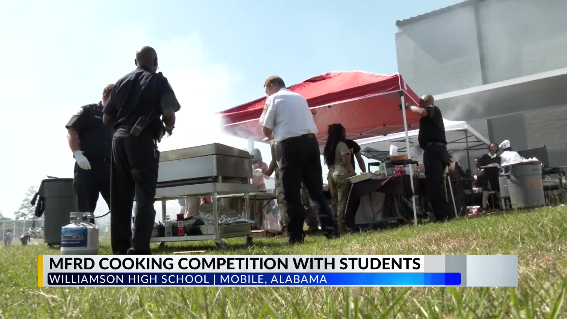 Mobile Fire and Rescue Department faces with Williamson High School ...