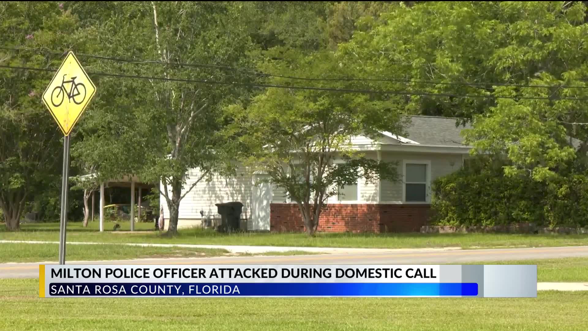 Milton police officer put in a headlock while responding to domestic ...