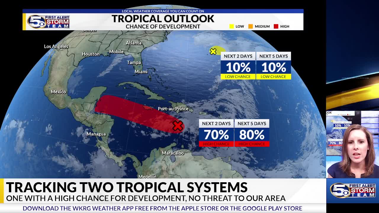 Tropics Update – 10 AM Sunday – WKRG News 5