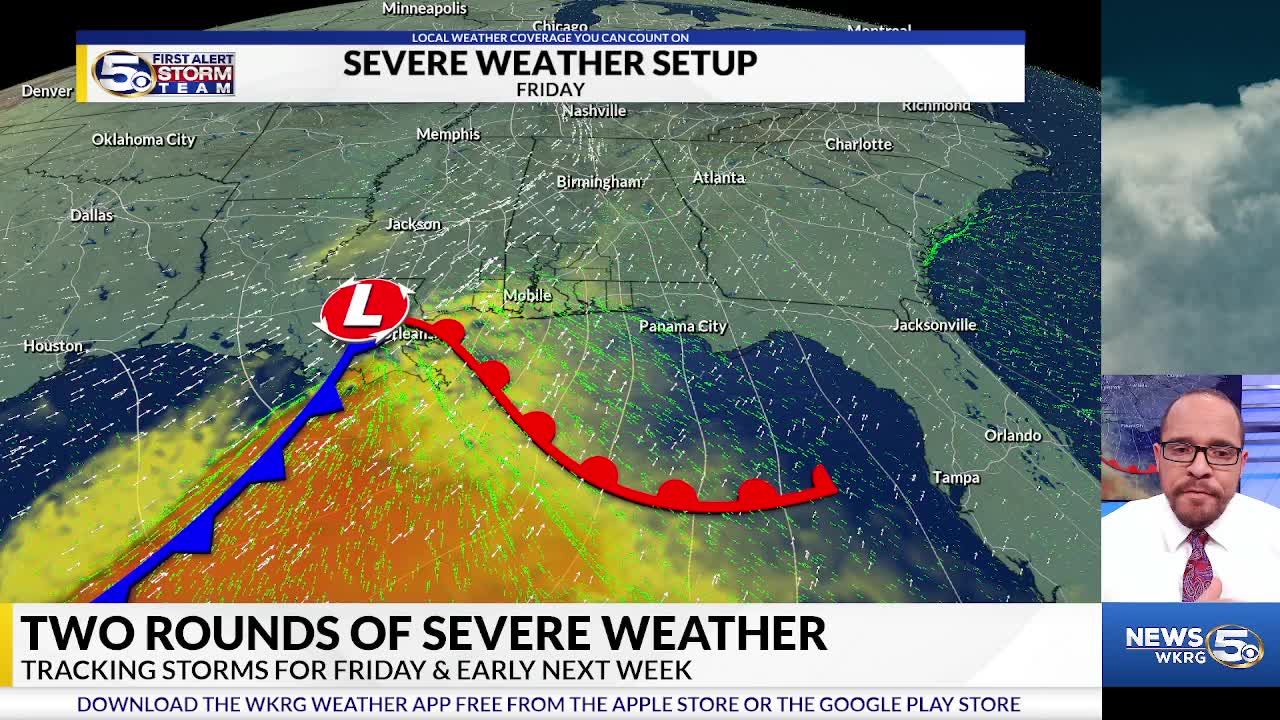 Severe Weather Possible Friday and Early Next Week – WKRG News 5