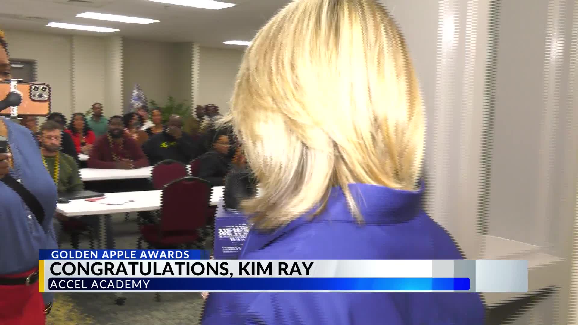Our Golden Apple award-winning teacher is Kim Ray from Accel Academy ...