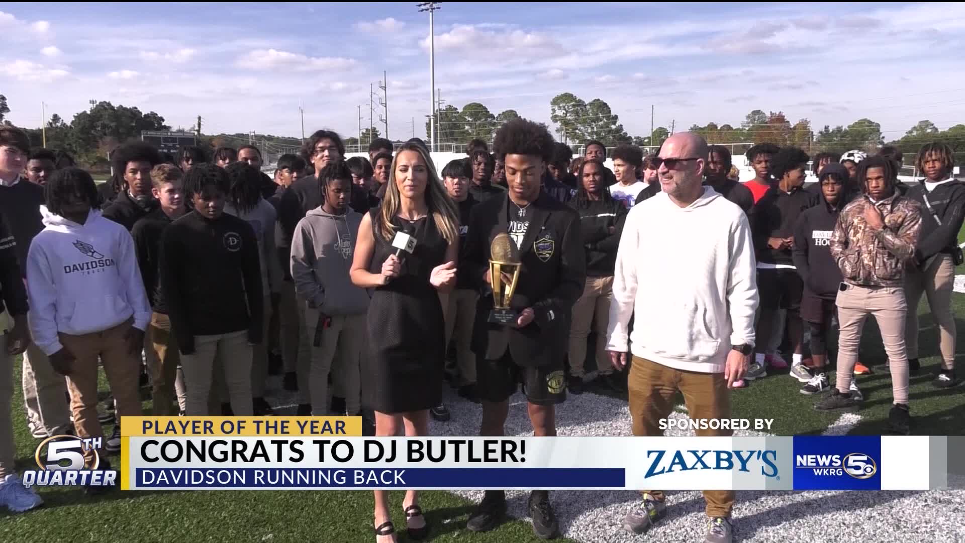 Zaxby’s Player of the Year: DJ Butler, Davidson RB – WKRG News 5
