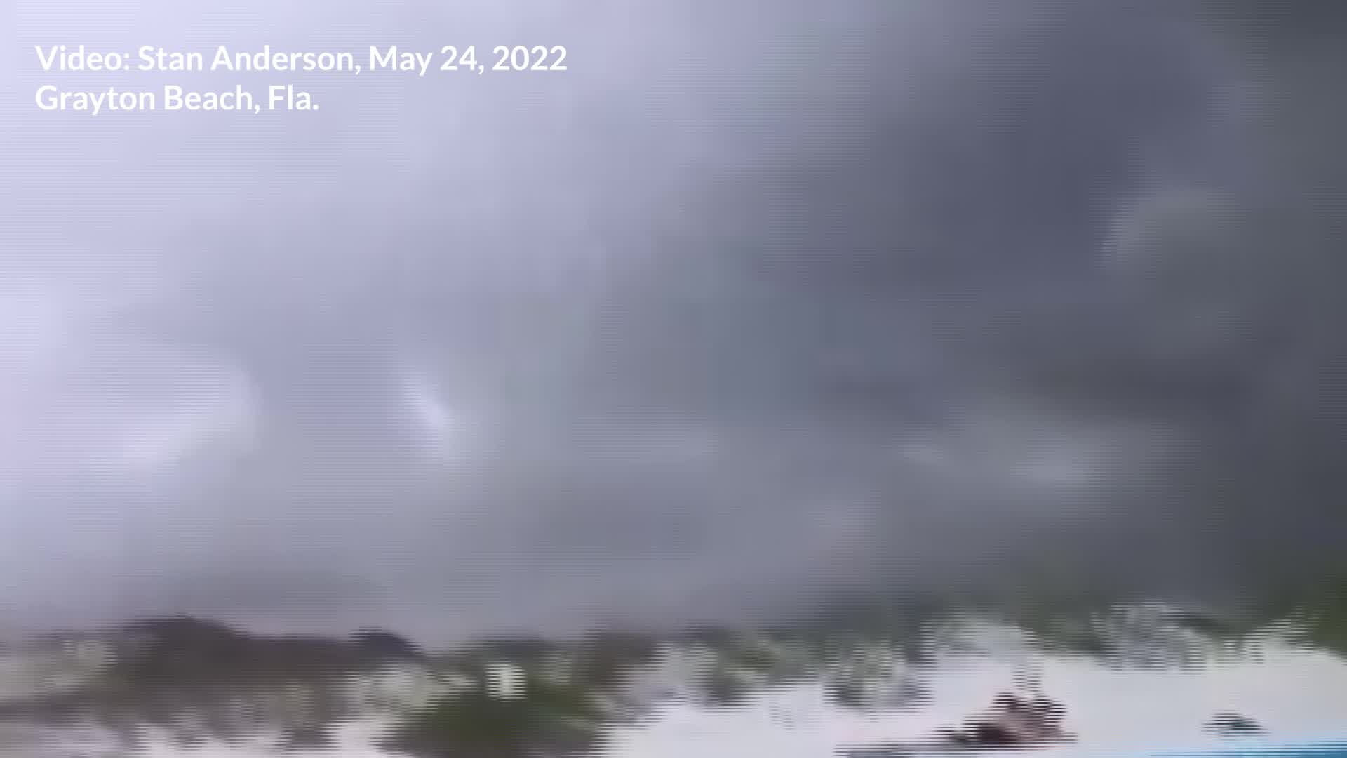 Umbrella cyclone: Waterspout makes landfall on 30A beach – WKRG News 5