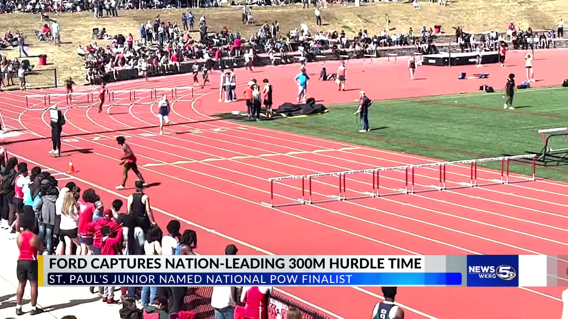 St. Paul’s Janie Ford sets nation-leading 300M hurdle time – WKRG News 5
