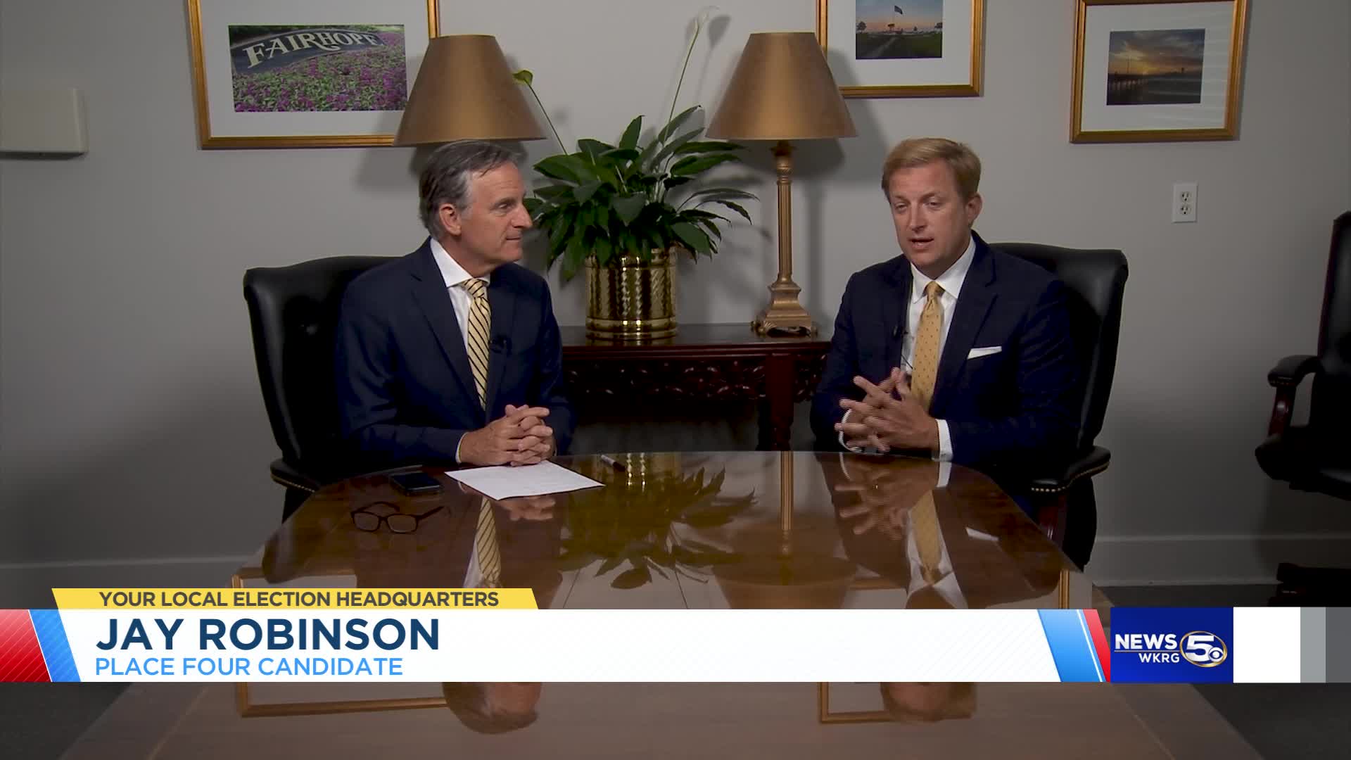 Place 4 Fairhope City Council Candidate — Jay Robinson – WKRG News 5