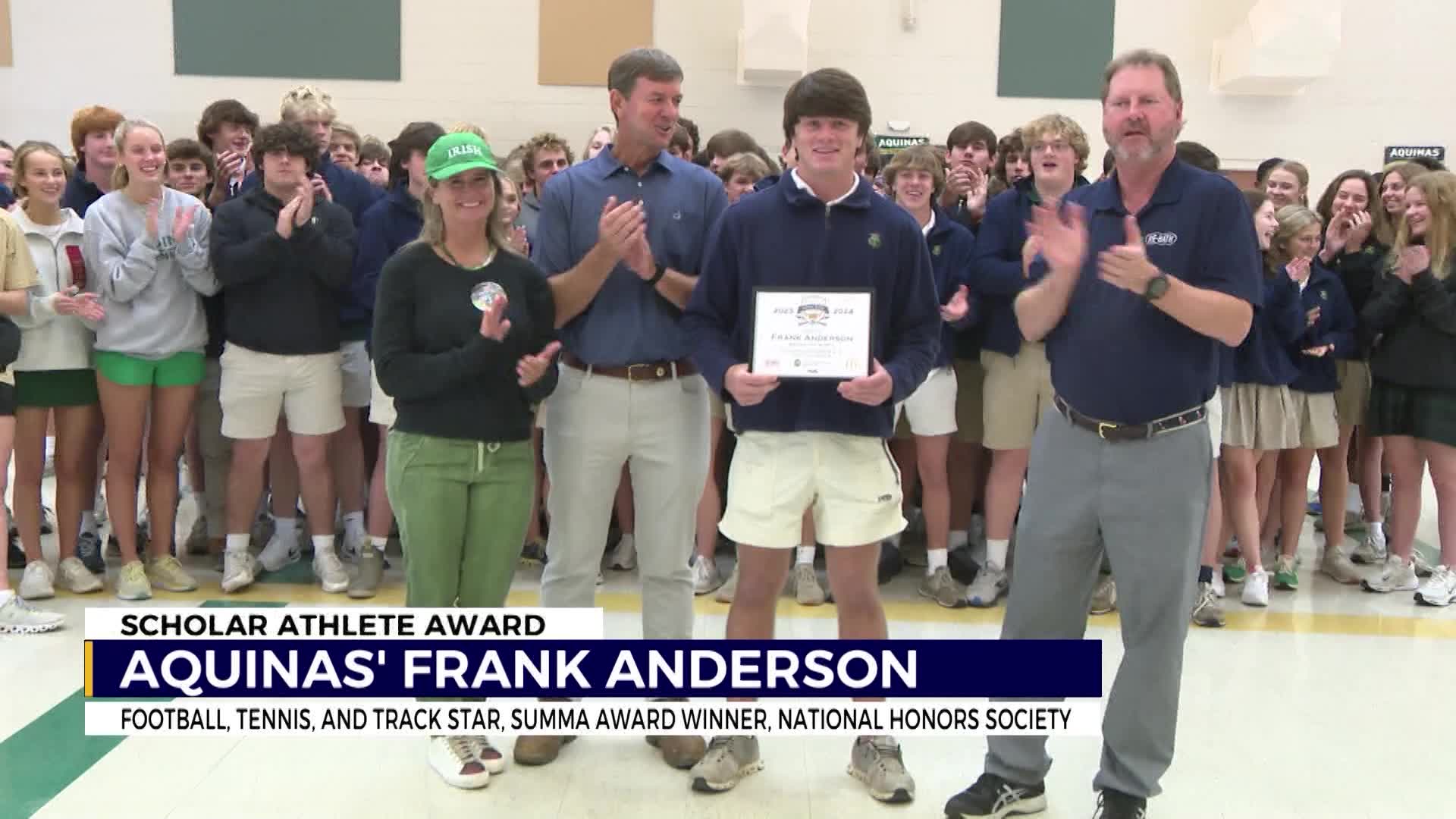 Frank Anderson Scholar Athlete – WJBF