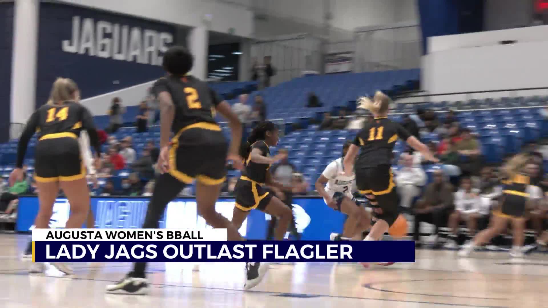 Augusta women drain game winning shot, men rout Flagler in doubleheader ...