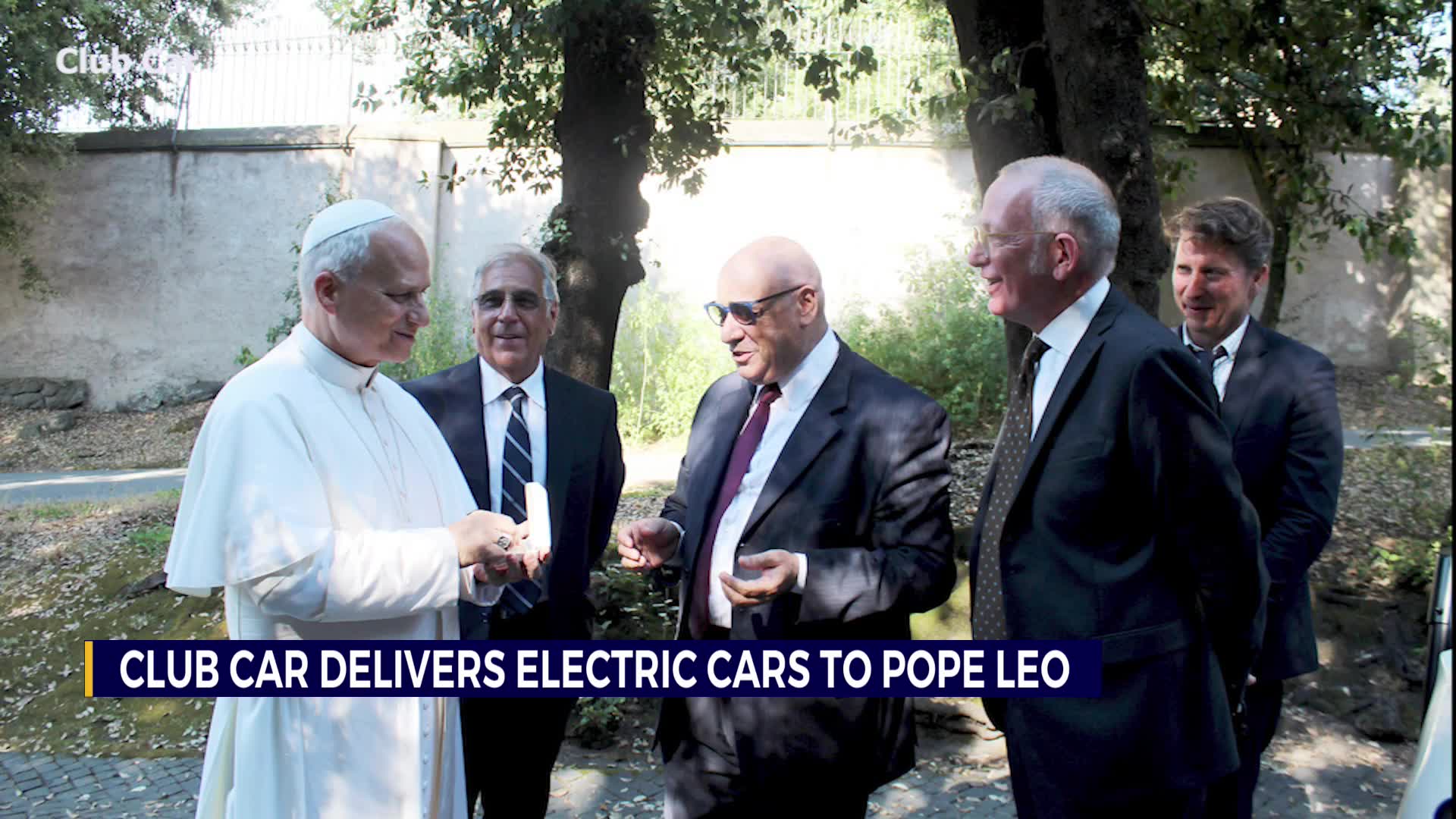 Club Car delivers electric cars to Pope Leo XIV – WJBF