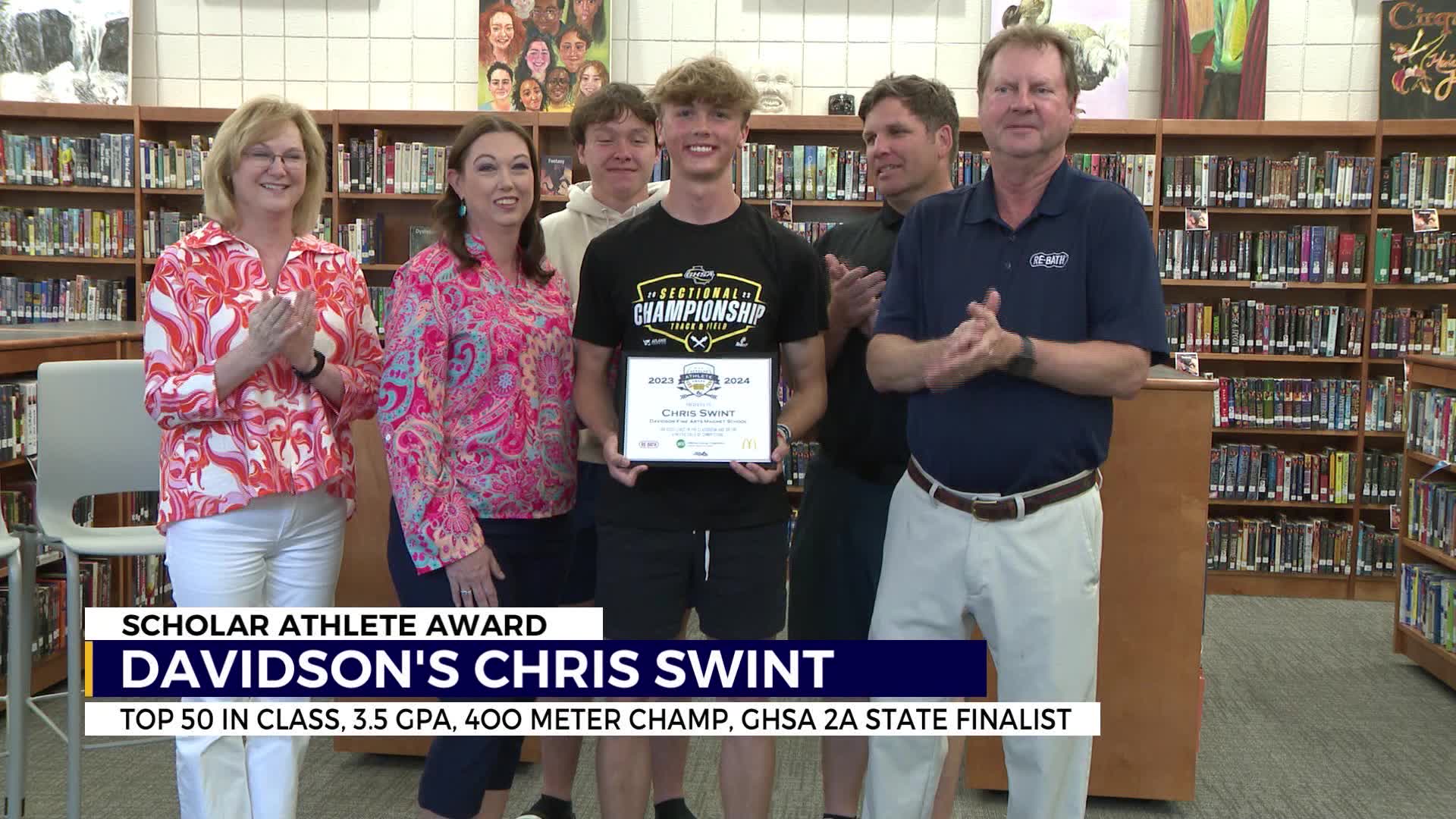 Davidson’s Chris Swint named Scholar Athlete of the Week – WJBF