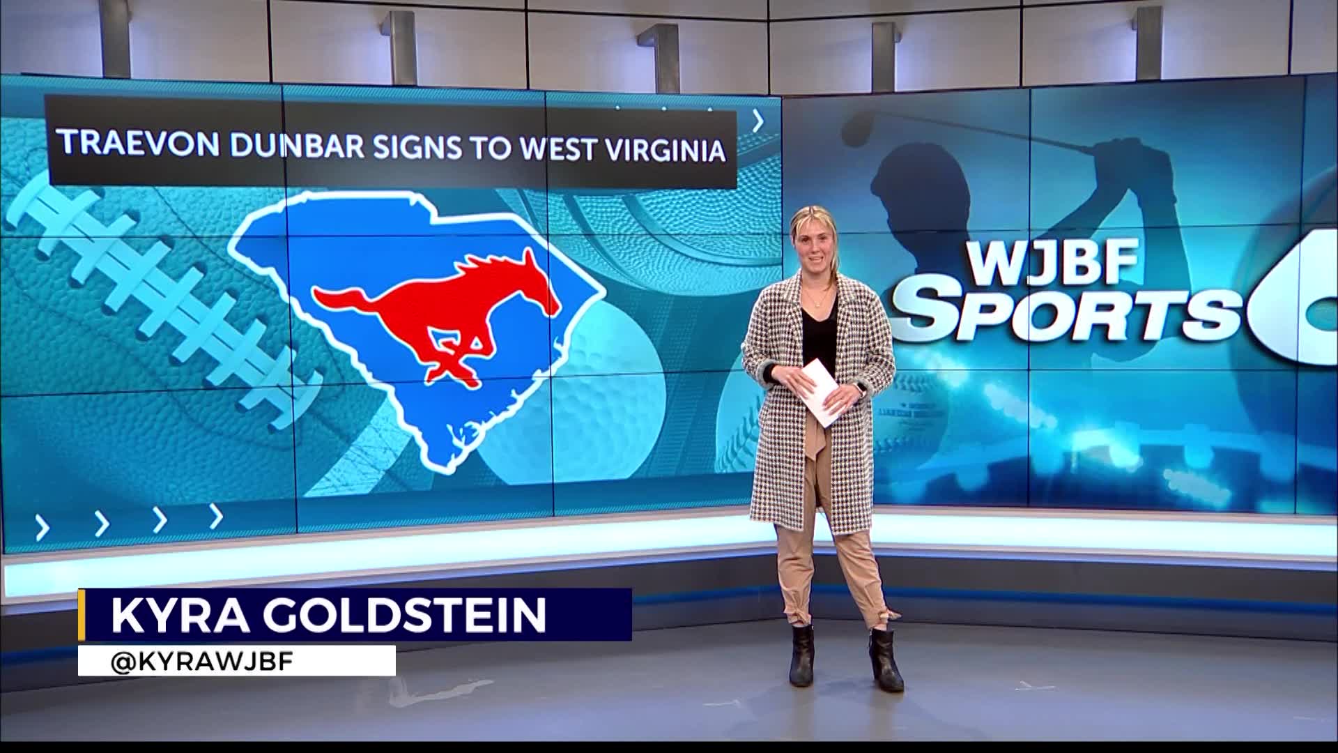 Traevon Dunbar signs to play at West Virginia – WJBF