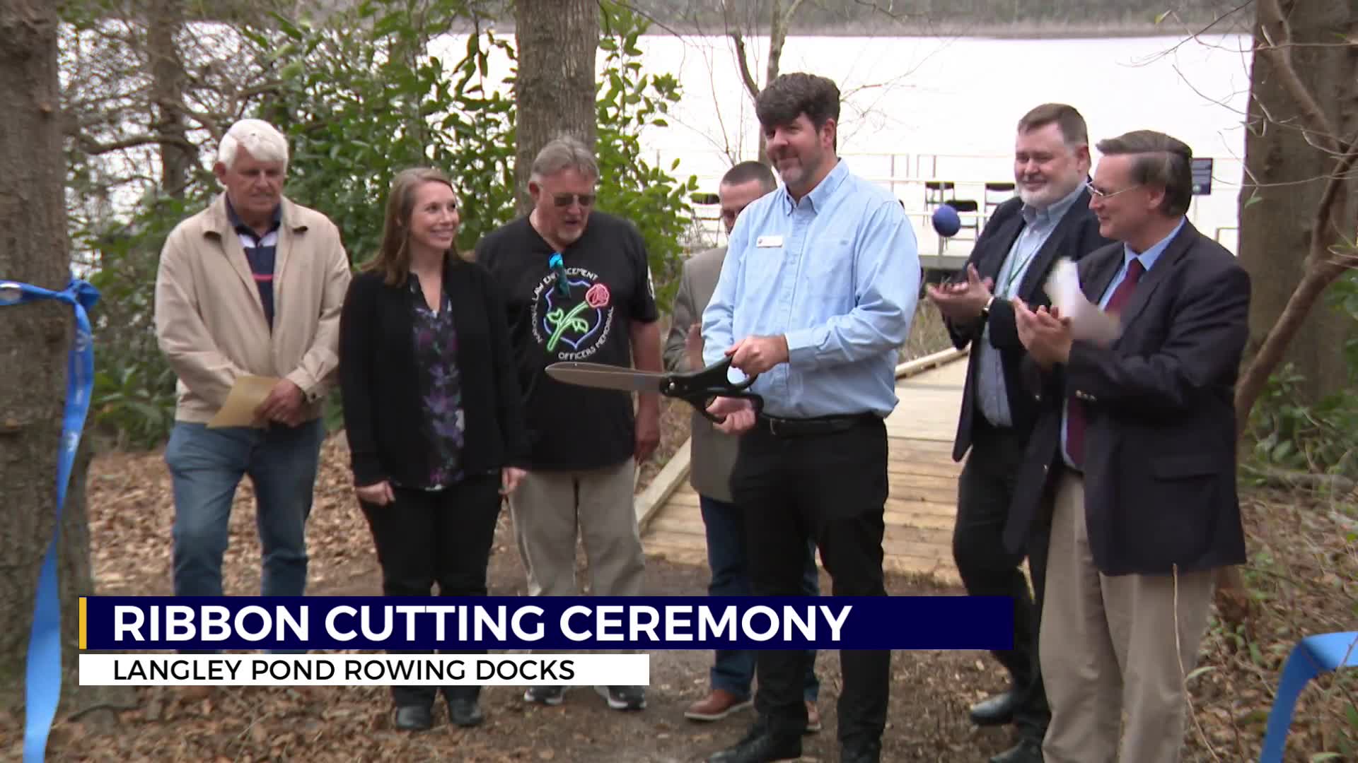 Langley Pond Rowing Docks ribbon cutting ceremony – WJBF