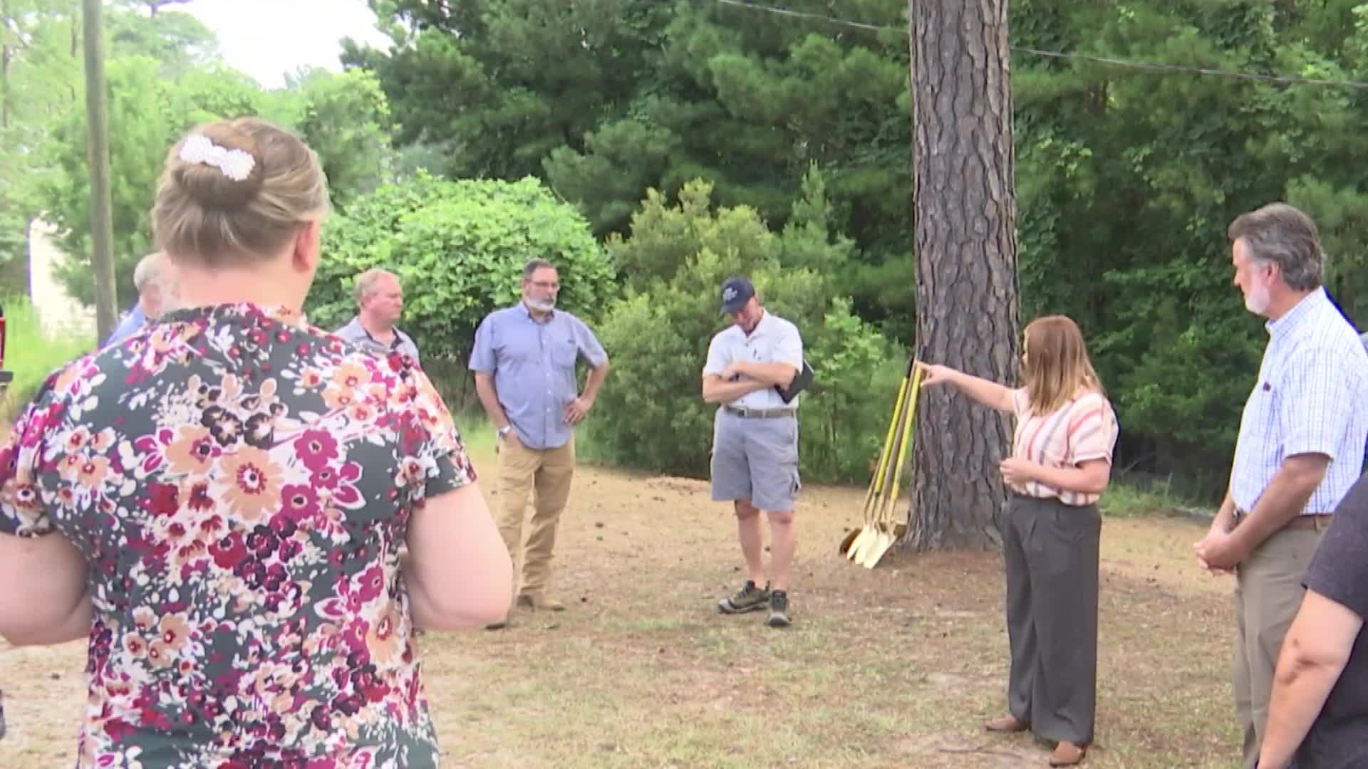 Groundbreaking for new home construction for a local veteran and his ...