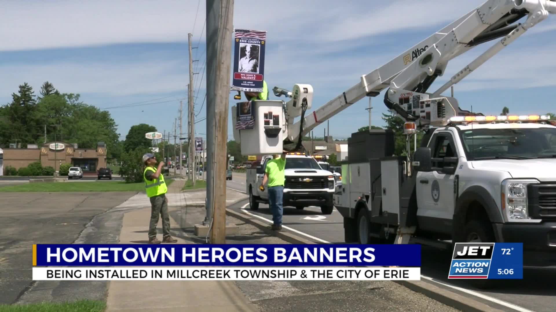 Hometown Heroes banners honor local veterans – WJET/WFXP/YourErie.com