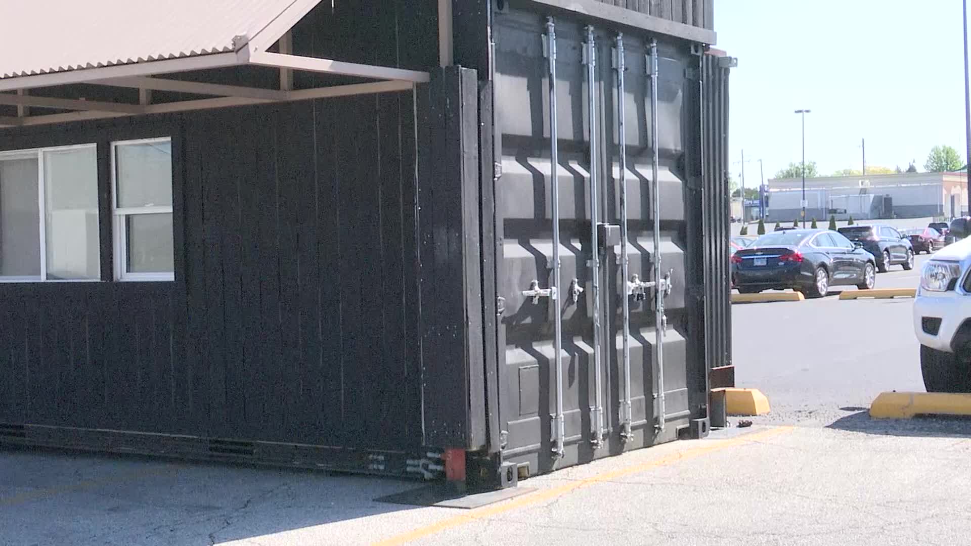 Working out of a shipping container, Frank Abdnour makes his famous ...