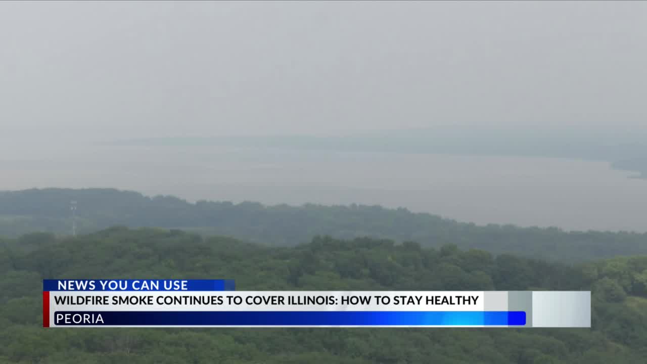 Wildfire smoke continues to cover Illinois: How to stay healthy ...