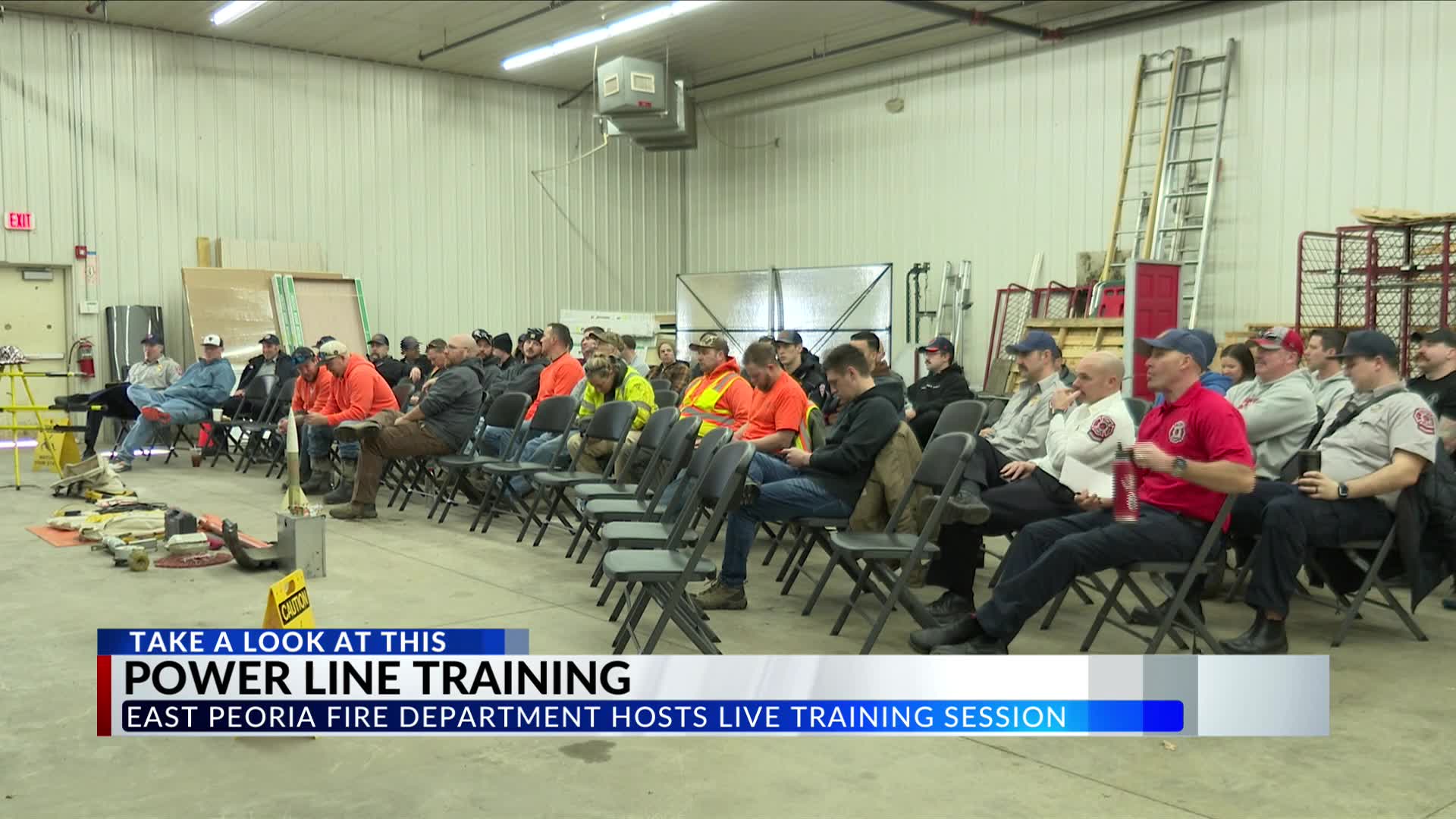 Emergency officials get hands on power line safety training in Peoria ...