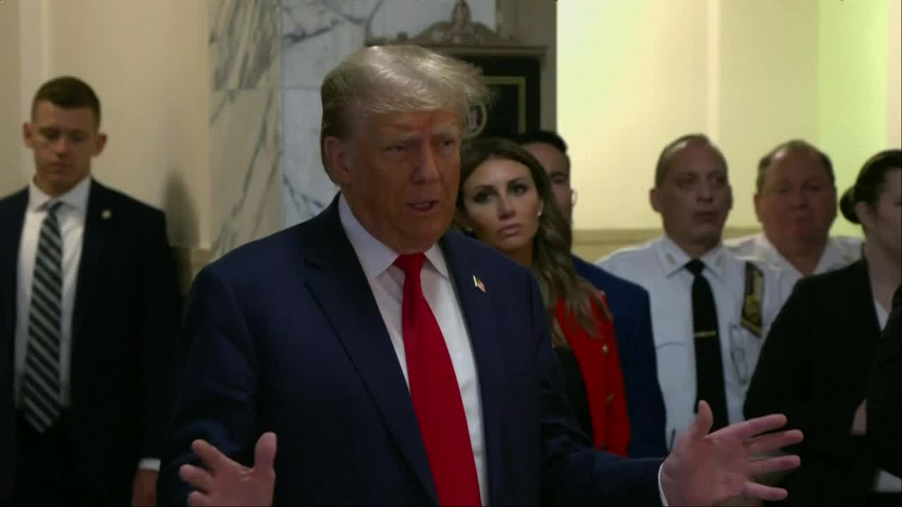 Trump speaks before day 2 of civil suit trial – Fox 8 Cleveland WJW