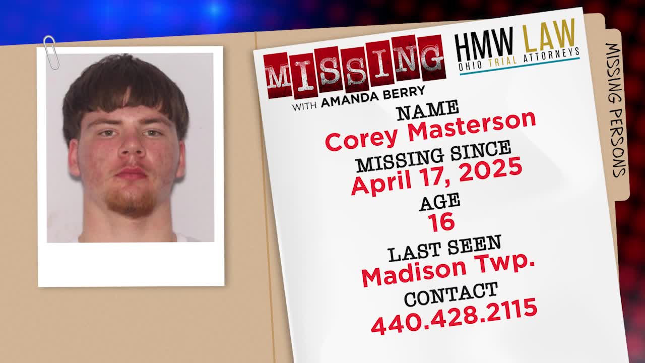 Missing: Corey Masterson – Fox 8 Cleveland WJW