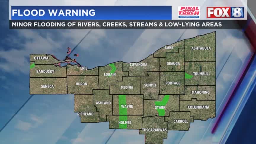 Clickable weather: Showers linger; minor flooding of rivers, creeks ...