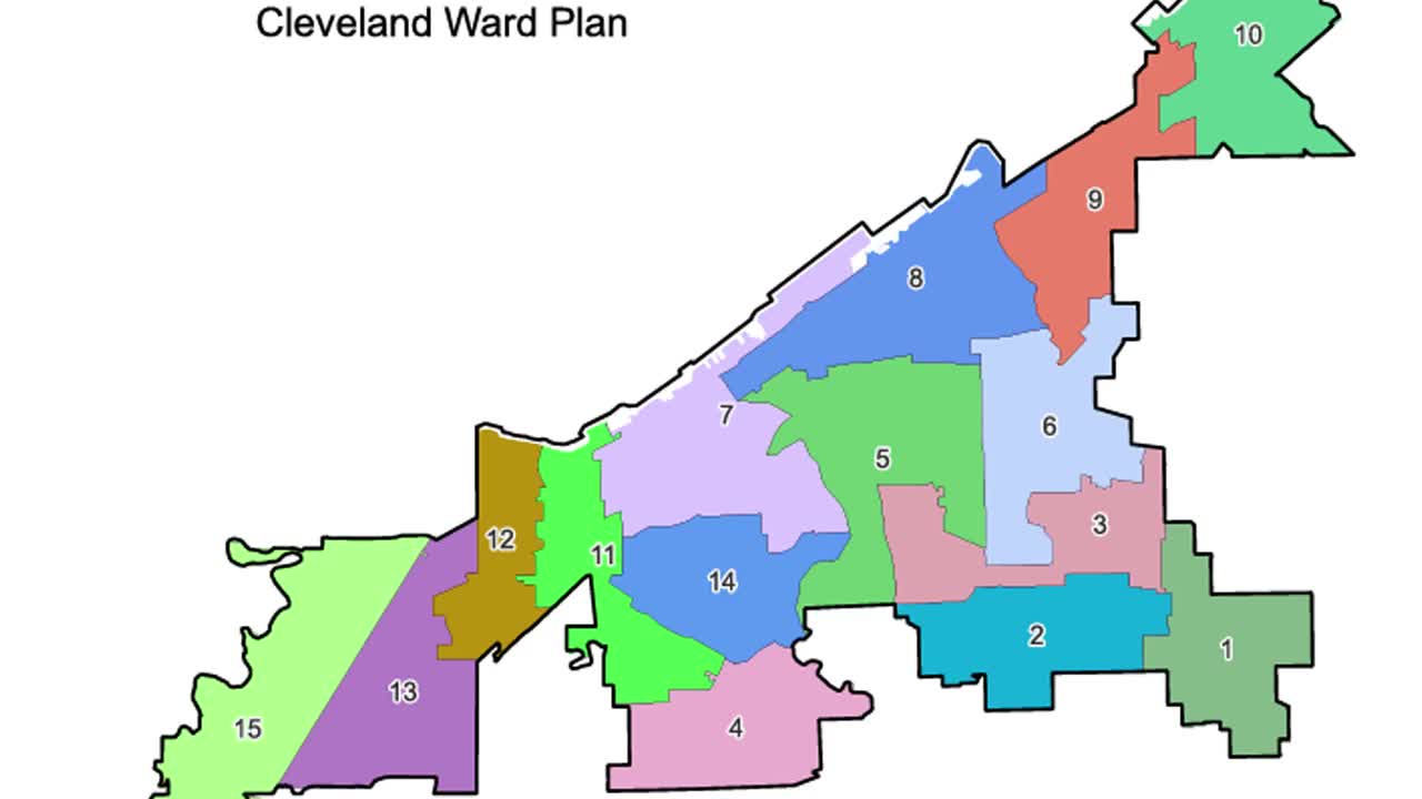 New map: Cleveland redistricting plan would cut two city wards – Fox 8 ...