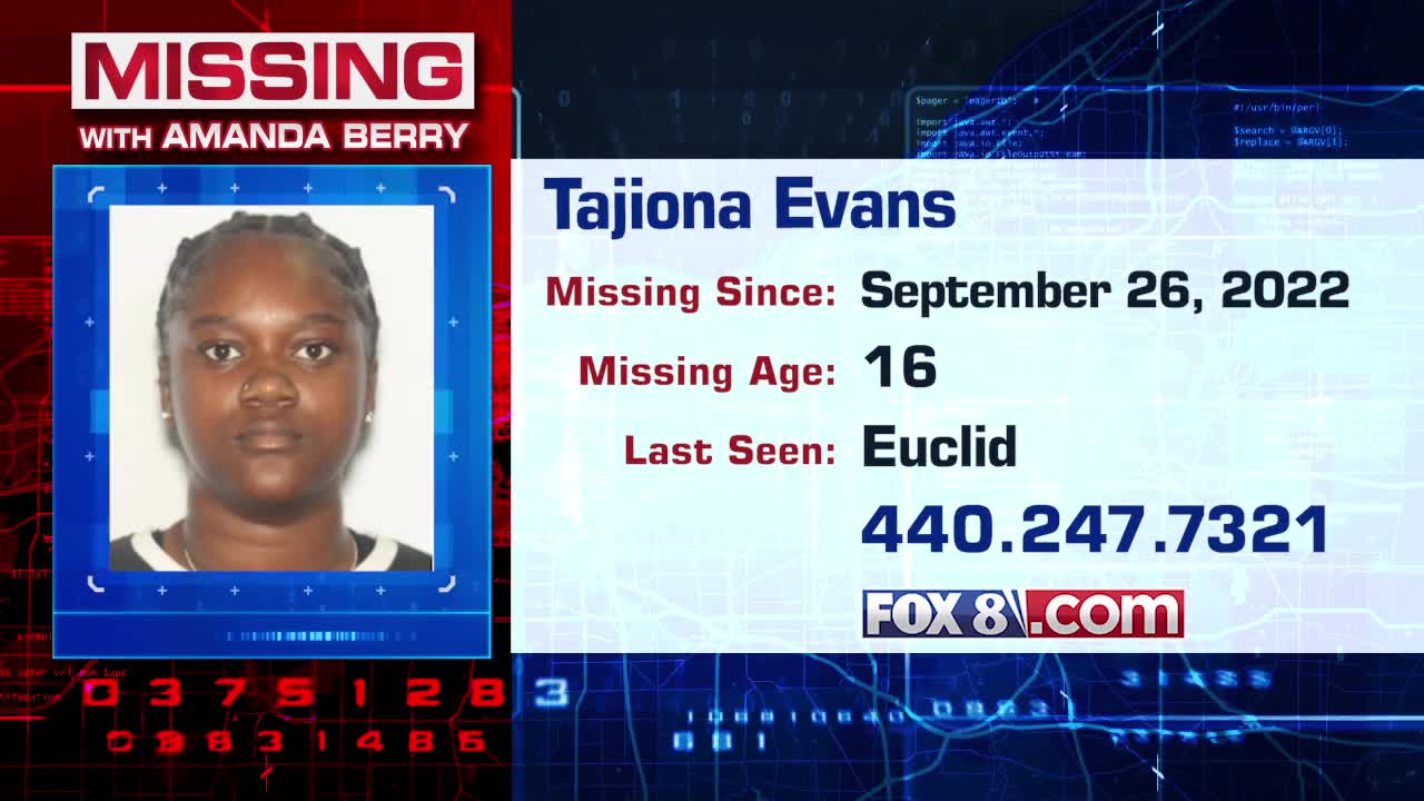 Missing: Tajiona Evans – Fox 8 Cleveland WJW