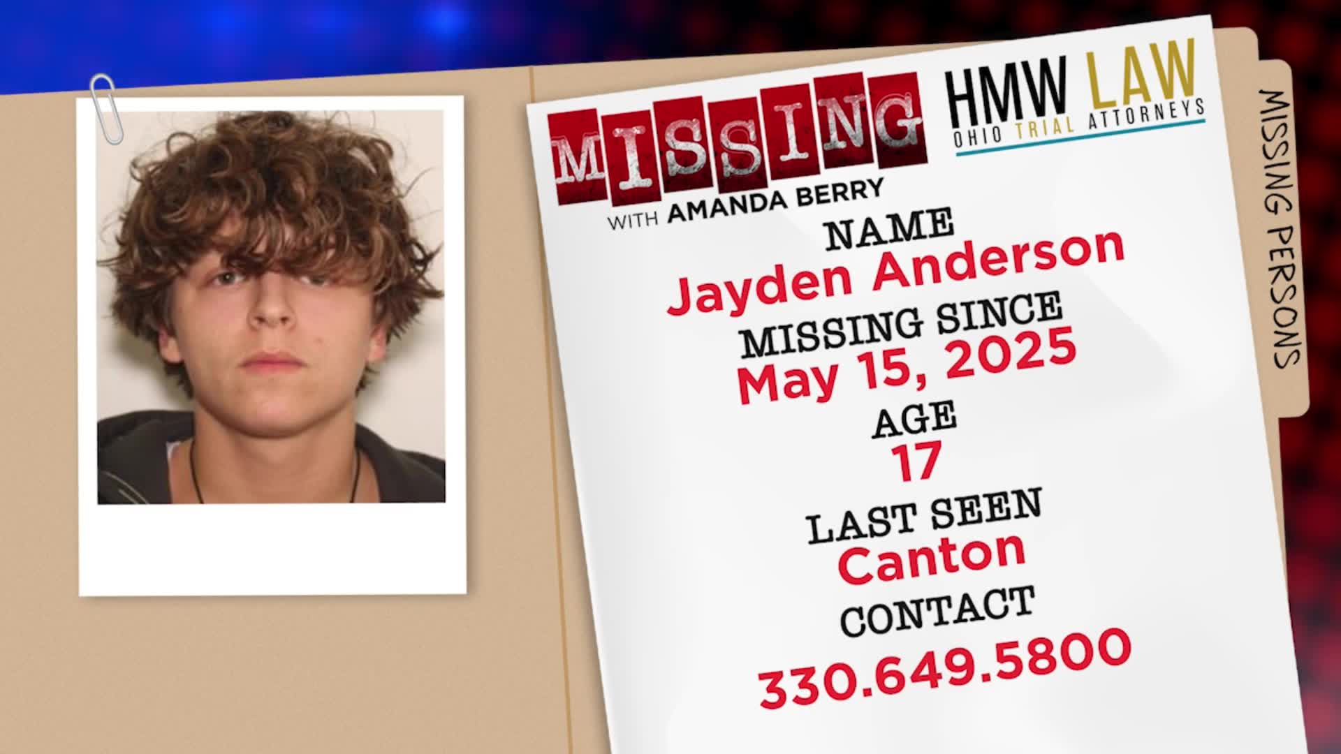 Missing: Jayden Anderson – Fox 8 Cleveland WJW