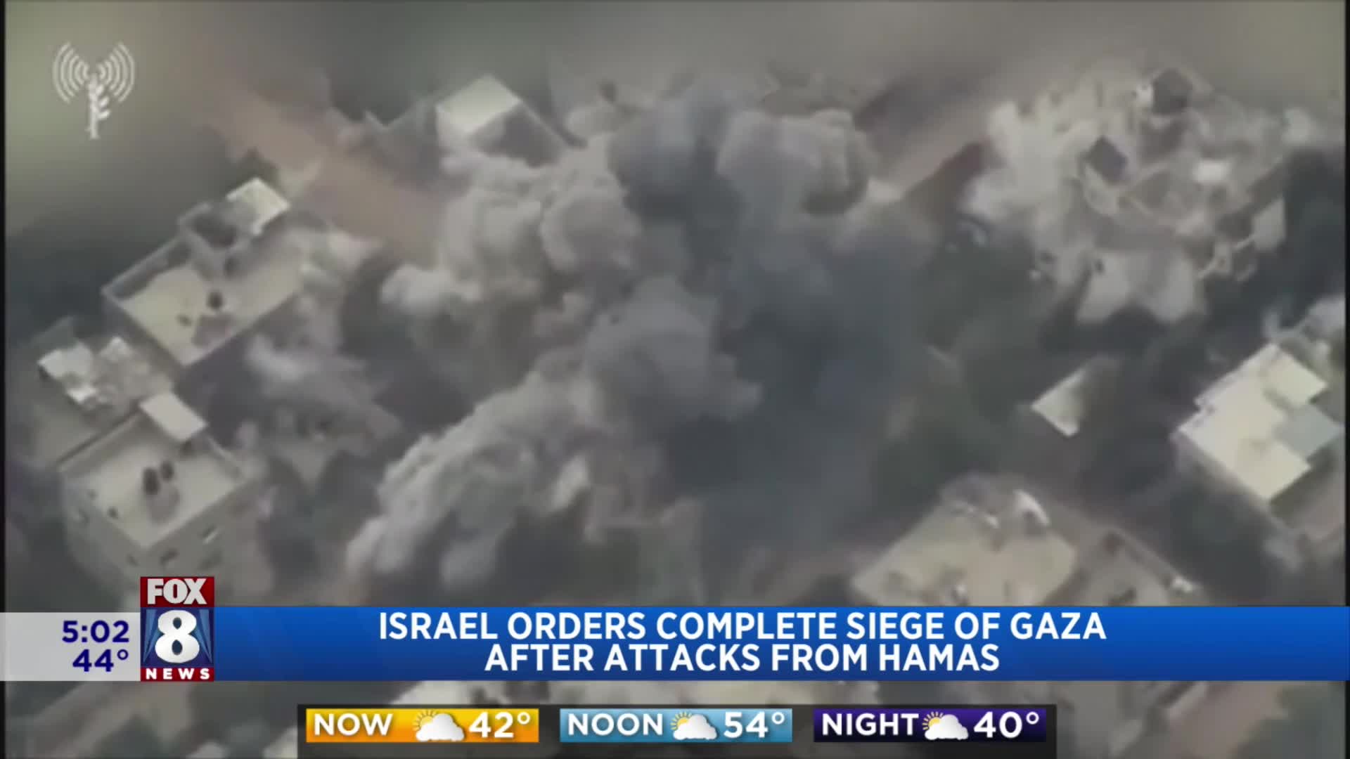 War in Israel: Israel orders complete seige of Gaza – Fox 8 Cleveland WJW