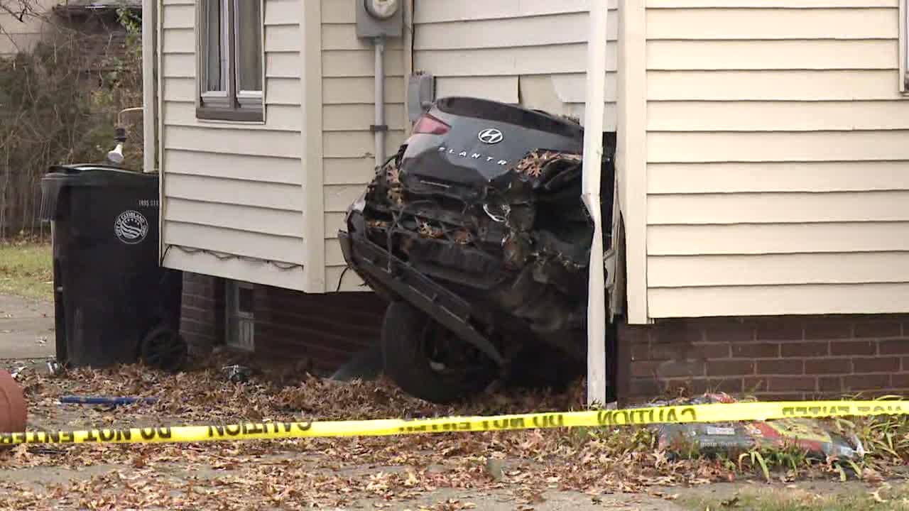 Car crashes into Cleveland home, police on scene – Fox 8 Cleveland WJW