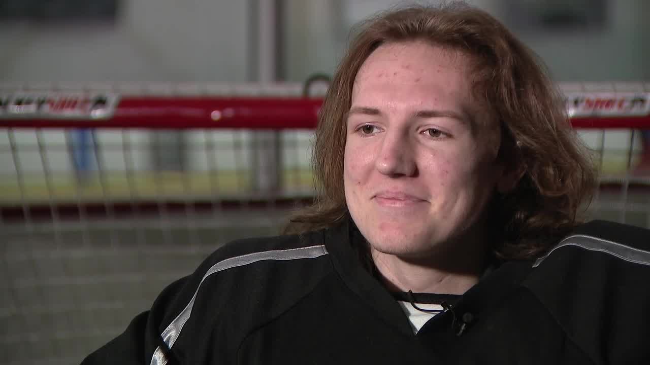 Ace goalie shares secret to success with one hand: ‘Stubborn’ – Fox 8 ...