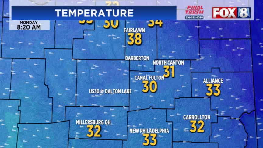 Breezy Monday weather forecast: What to expect – Fox 8 Cleveland WJW