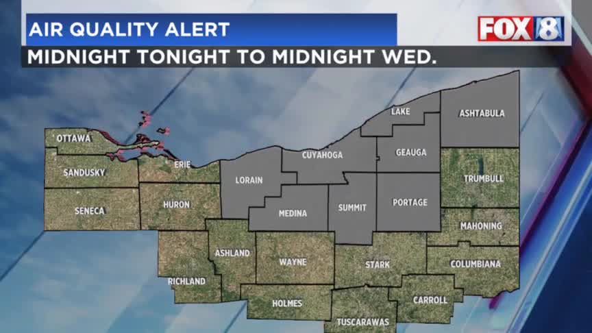 Weather update: Tuesday evening – Fox 8 Cleveland WJW