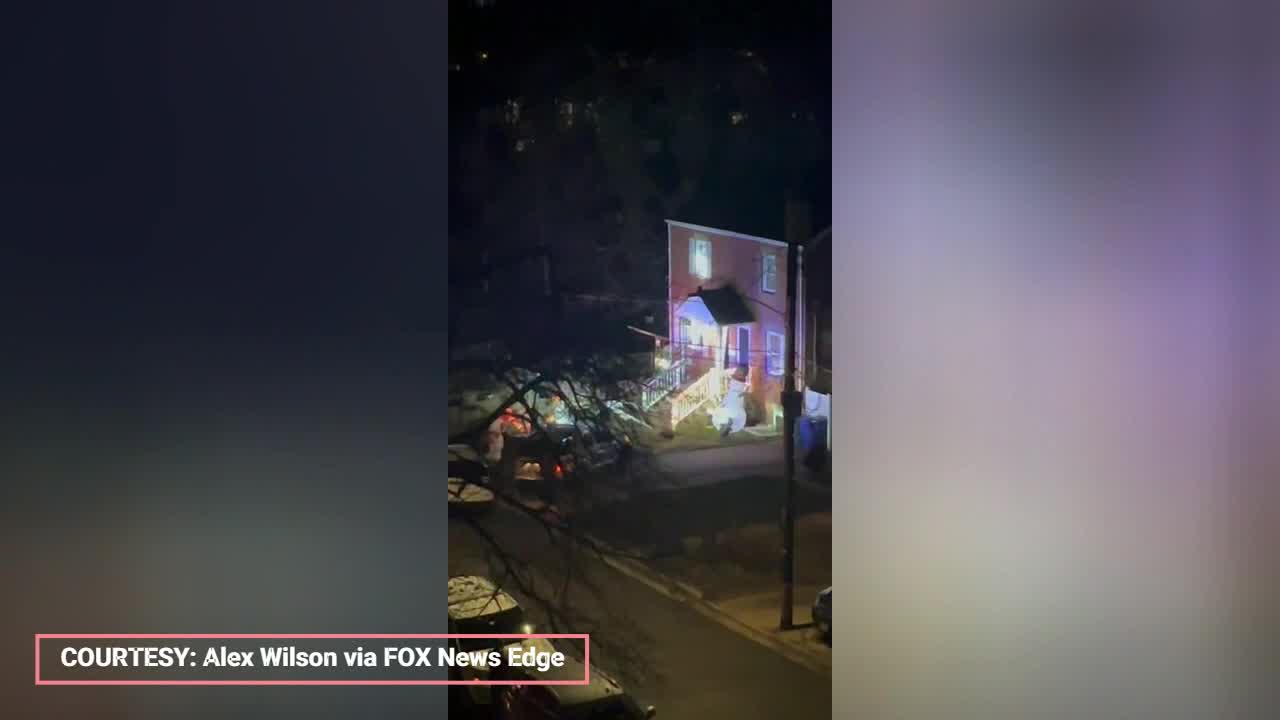 Caught on camera: Home explosion in Virginia (Credit: Alex Wilson via ...
