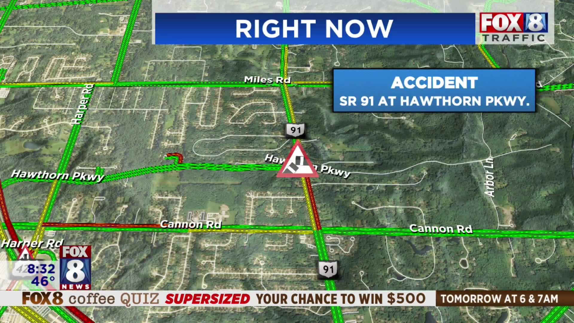 TRAFFIC ALERT: Low visibility, ponding, and spin-outs – Fox 8 Cleveland WJW