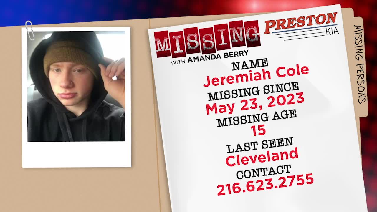 Missing: Jeremiah Cole – Fox 8 Cleveland WJW