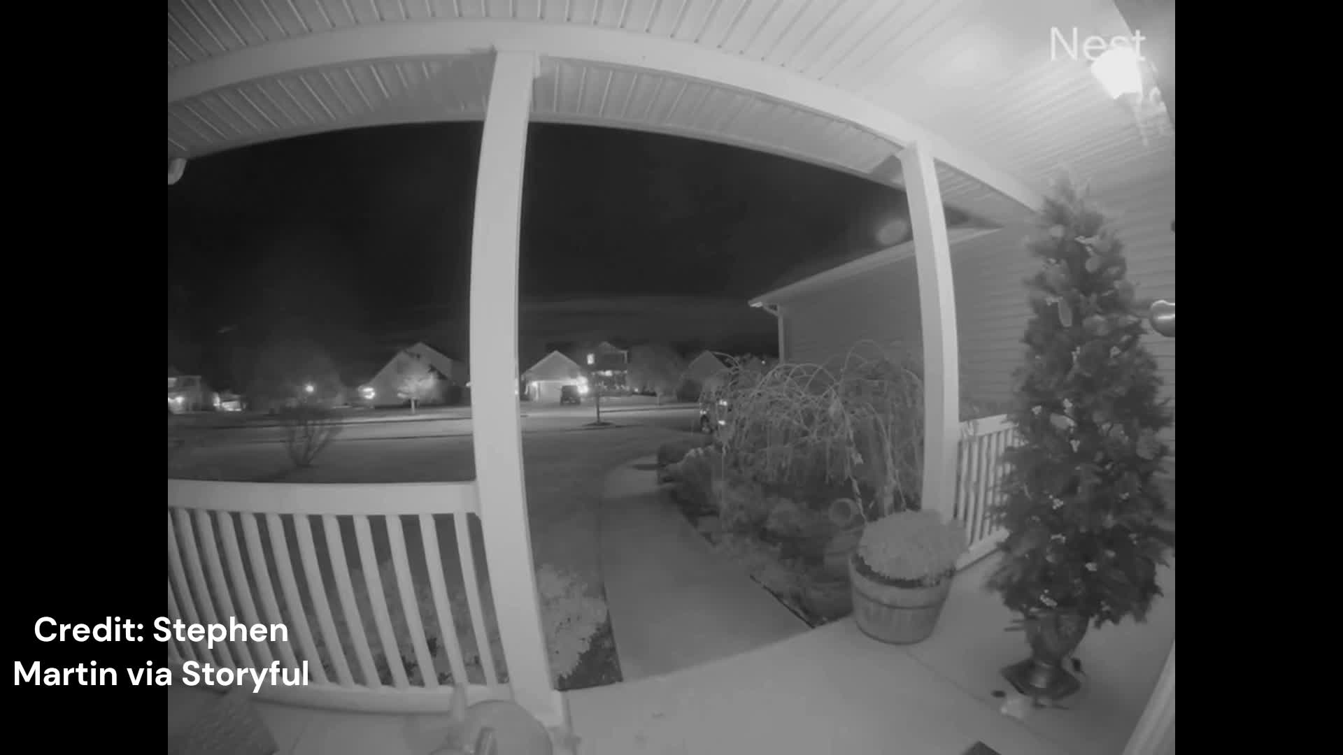 Meteor Blazes Across Northeast Ohio Sky (Credit: Stephen Martin via ...