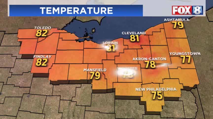 Tuesday clickable weather – Fox 8 Cleveland WJW