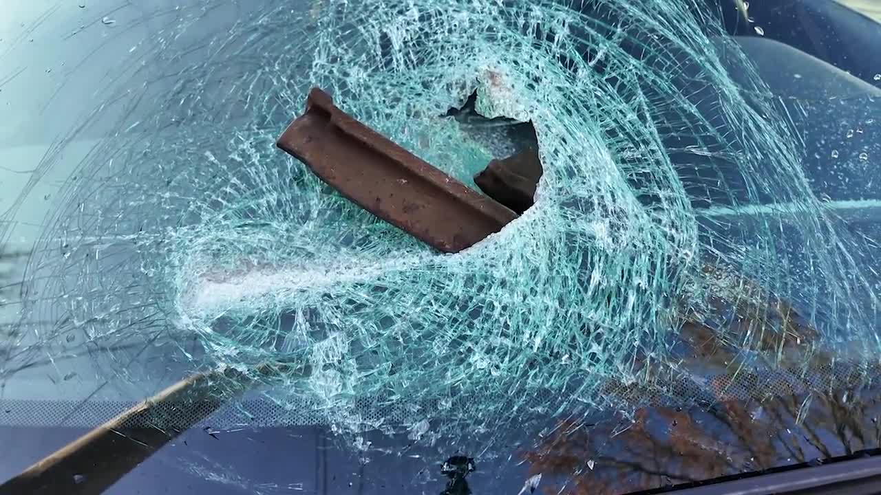 Object thrown from local overpass shatters windshield – Fox 8 Cleveland WJW