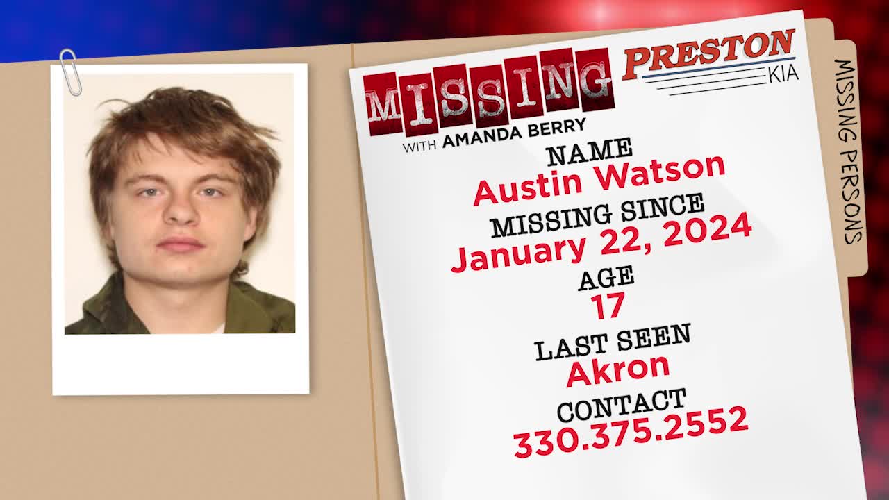 Missing: Austin Watson – Fox 8 Cleveland WJW