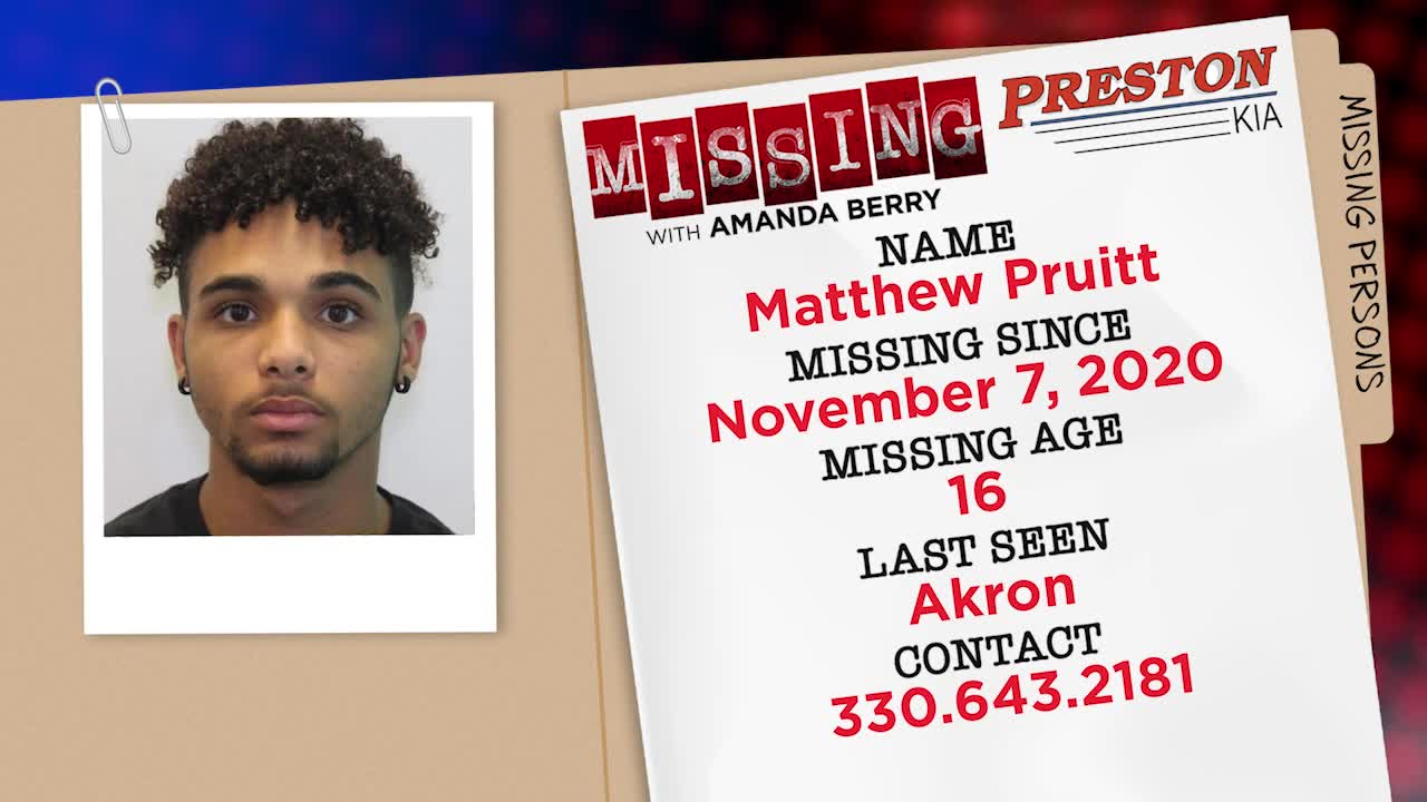 Missing: Matthew Pruitt – Fox 8 Cleveland WJW