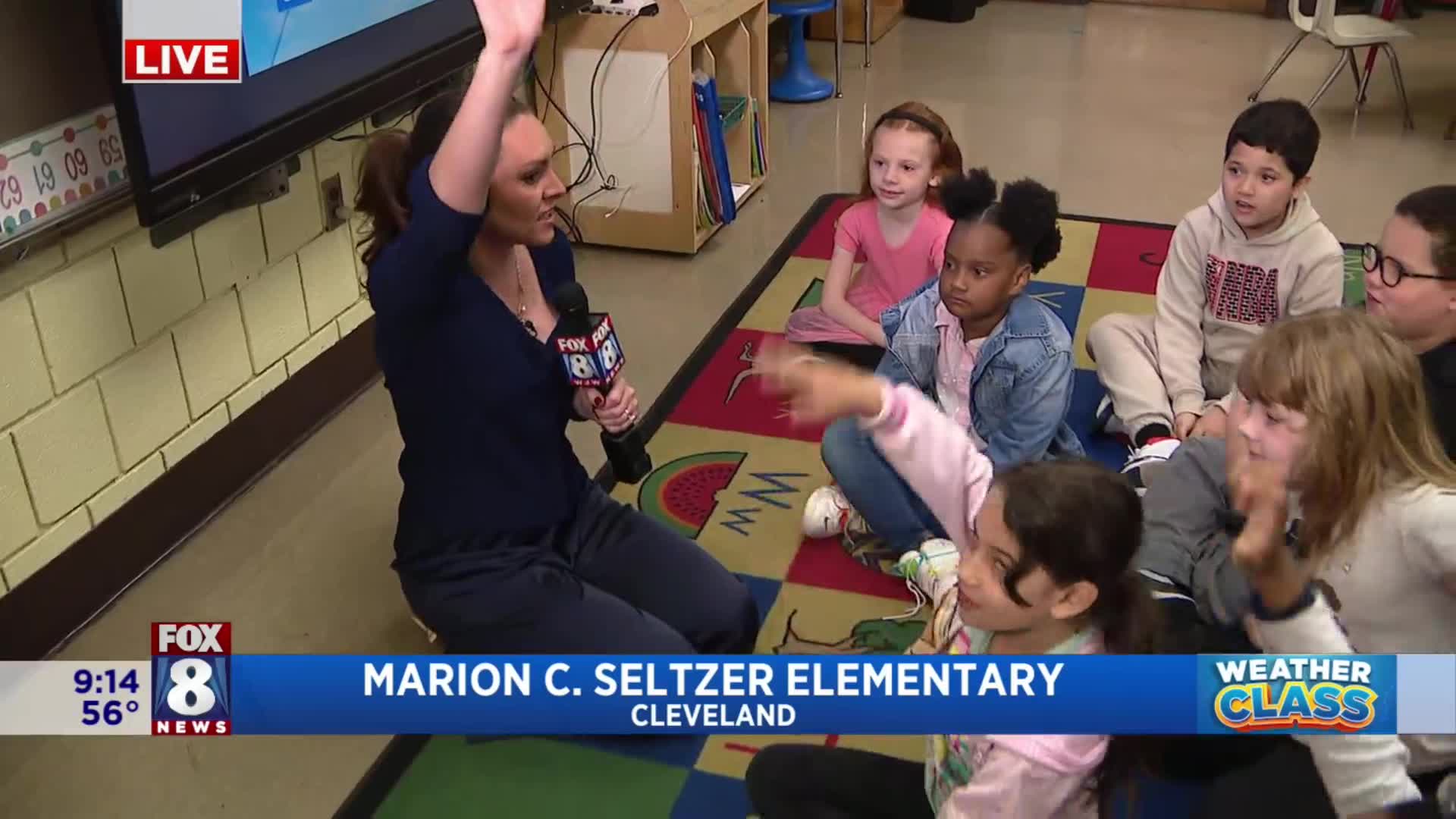 Marion C. Seltzer Elementary School students give 8-day weather ...