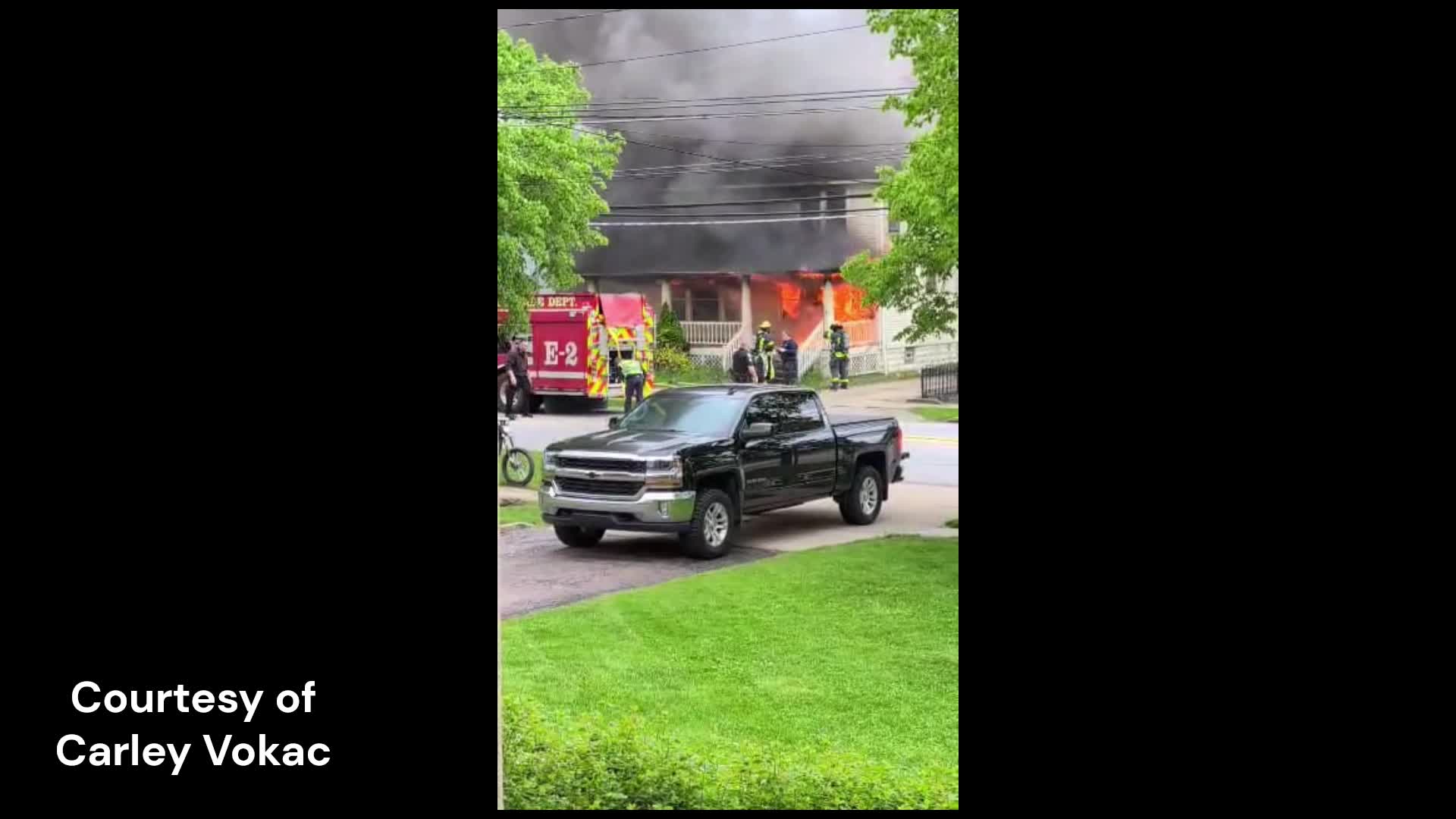 Watch: Flames shoot up from house in Medina – Fox 8 Cleveland WJW