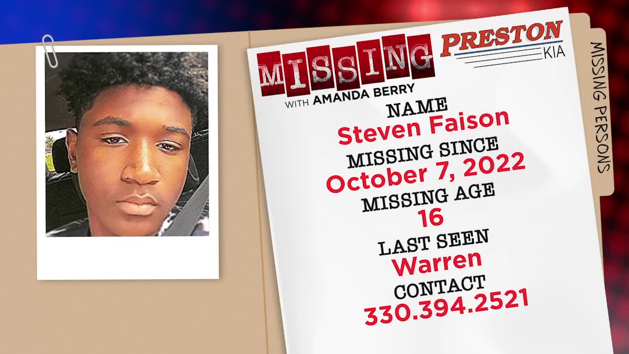 Missing: Steven Faison – Fox 8 Cleveland WJW