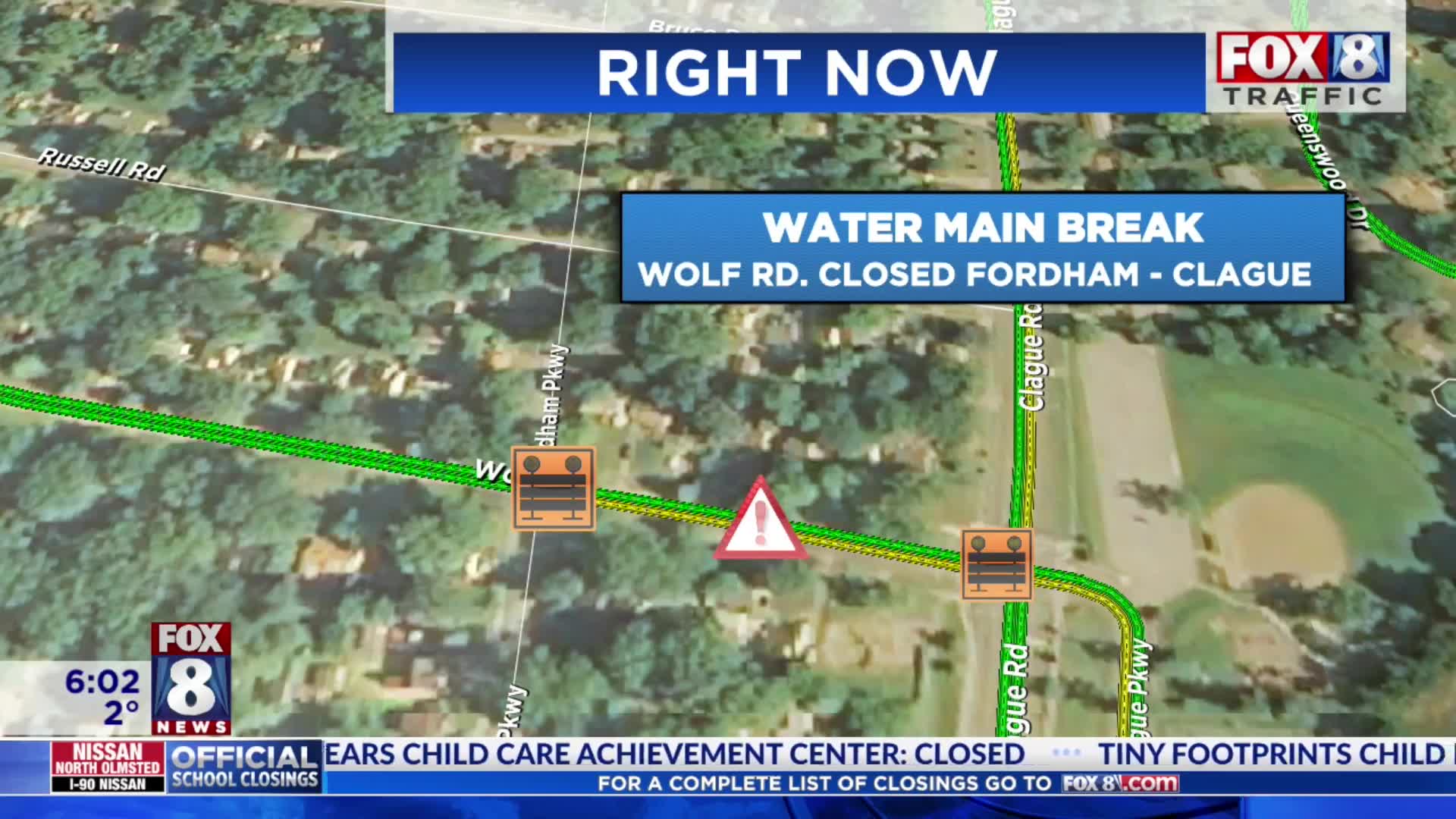 Extreme cold causing water main breaks across the area – Fox 8 ...