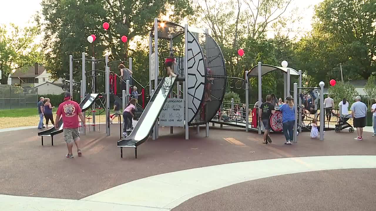 Re-imagined playground dedicated to late Cleveland firefighter – Fox 8 ...