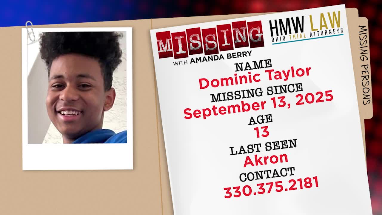 Missing: Dominic Taylor – Fox 8 Cleveland WJW